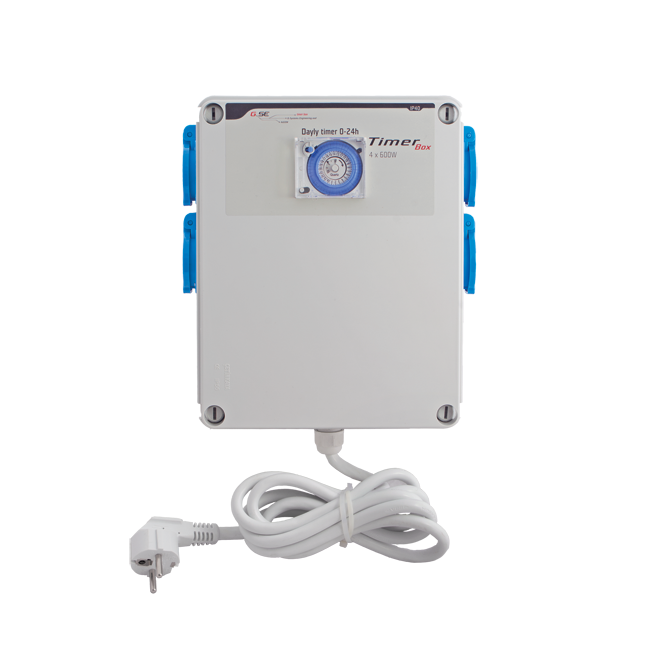 GSE Timer Box 4x600W 230V Quadro Elettrico Temporizzato