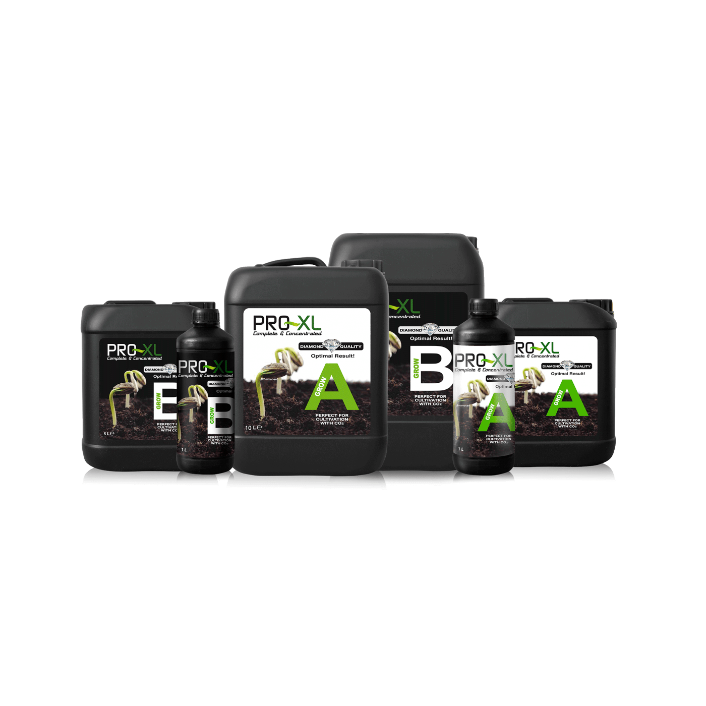 Pro-XL GROW A+B NPK 4-3-6 Fertilizzante in Due Parti